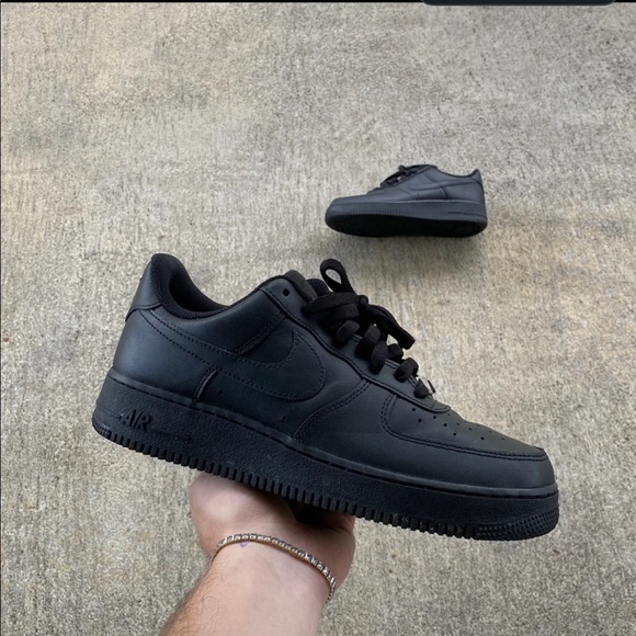 Shoes | Nike Af1 Triple Black Size 9 | Poshmark